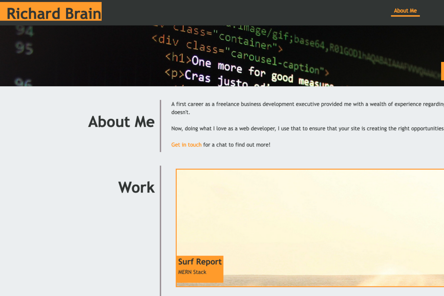 Richard Brain | Web Developer